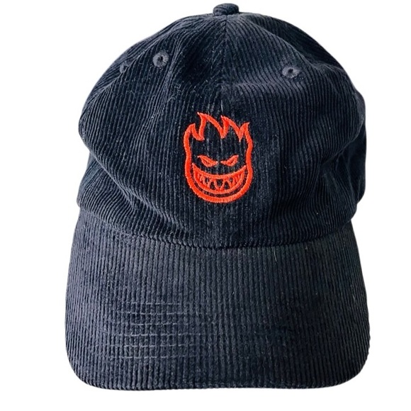 Spitfire | Accessories | Spitfire Black Corduroy Cap With Red Logo ...